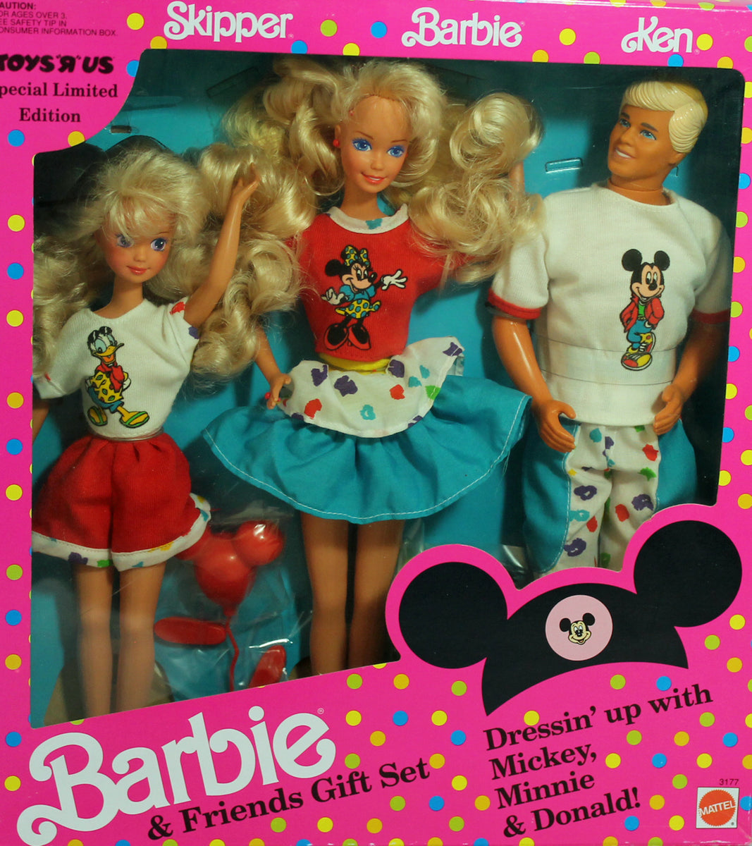 Dressin' up with Mickey, Minnie, & Donald 1991 Toys'R'Us Barbie ...
