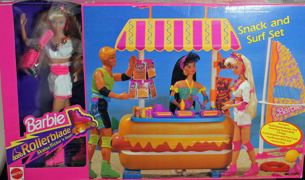 1992 Rollerblade Barbie Snack and Surf Set – Sell4Value