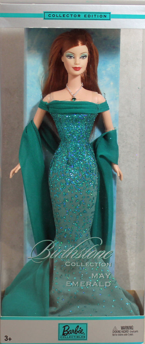 Barbie 12298 MIB 2002 Pink Label Birthstone May Emerald Doll – Sell4Value