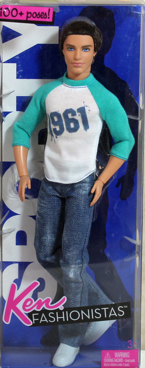 2010 Fashionistas Sporty Ken Doll in 1961 Shirt & Jeans – Sell4Value
