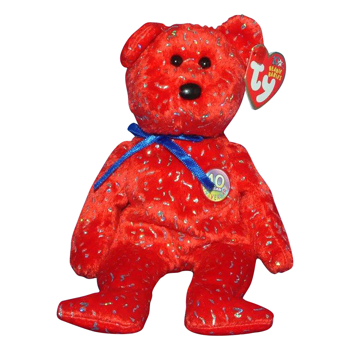 Ty Beanie Baby: Decade the Red Bear – Sell4Value