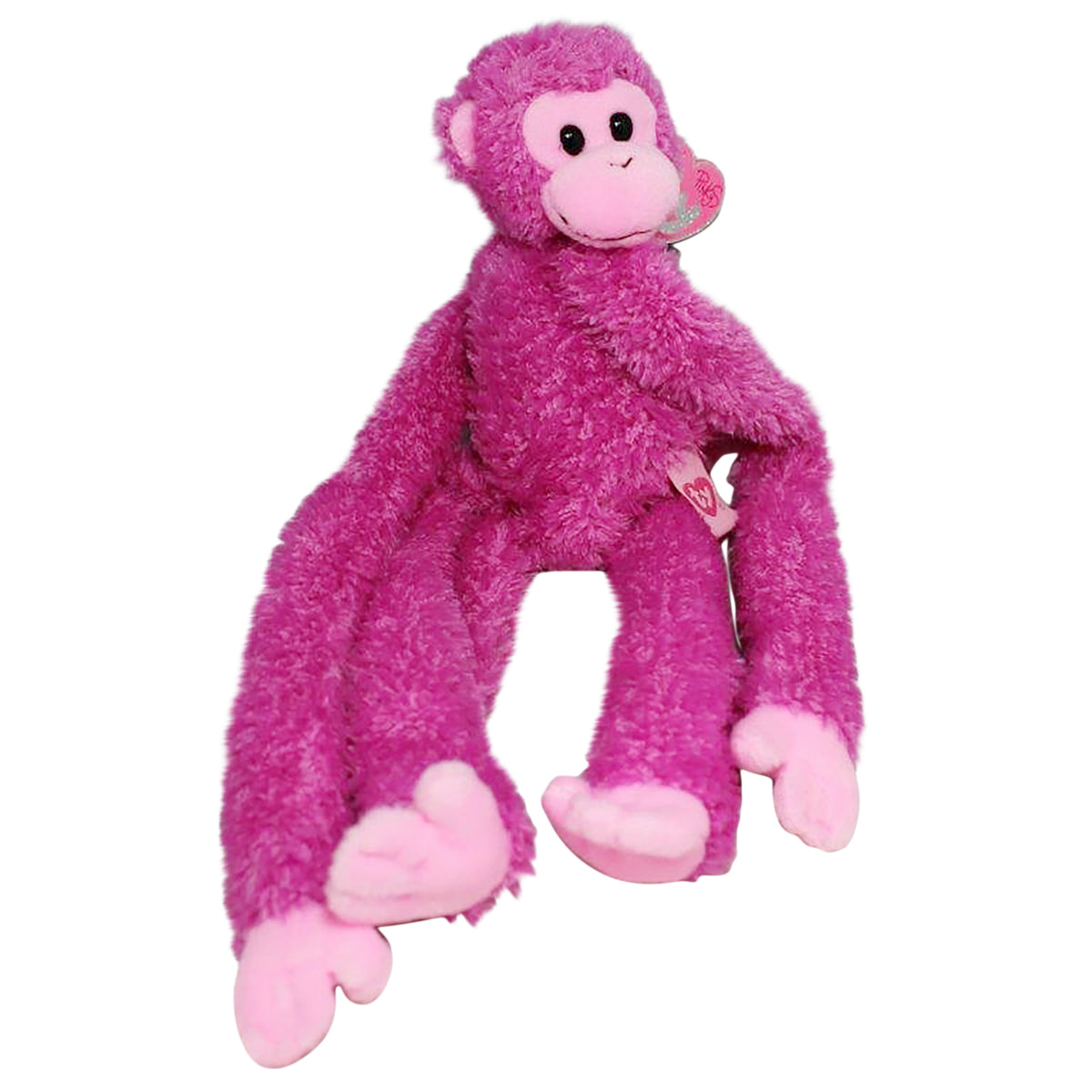 Ty Beanie Baby Hug me - MWMT (Monkey Pinky Hot Pink) – Sell4Value