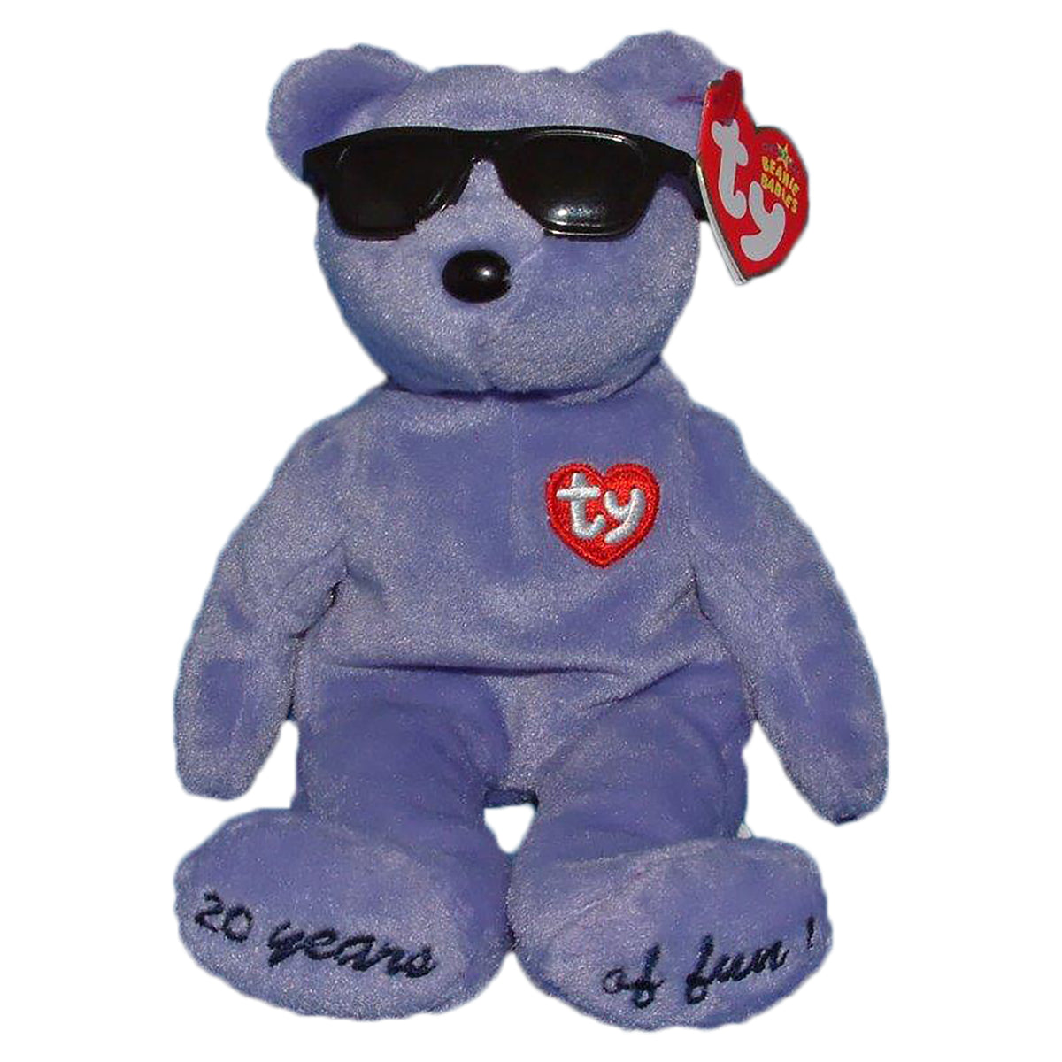 Ty Beanie Baby: Summertime Fun the Bear - Toronto - Violet – Sell4Value